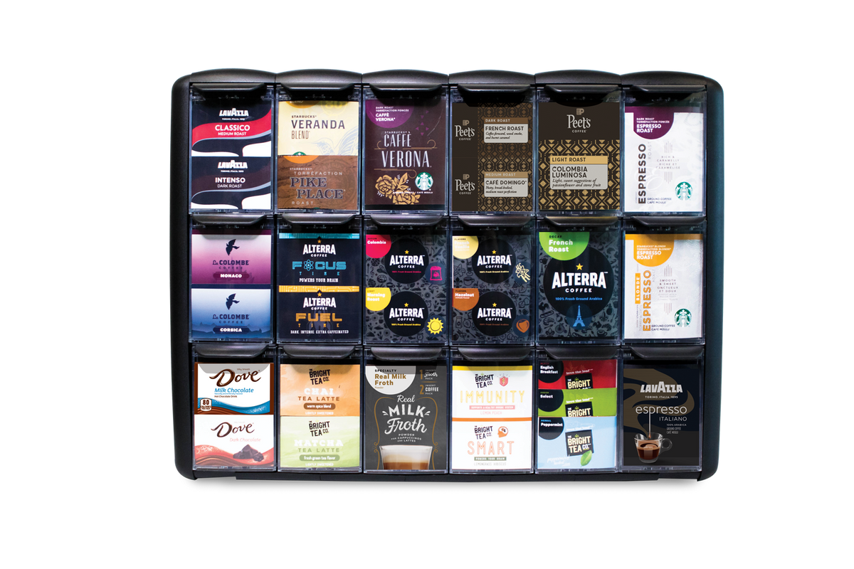 6 Column Merchandiser – MyFlavia by Lavazza
